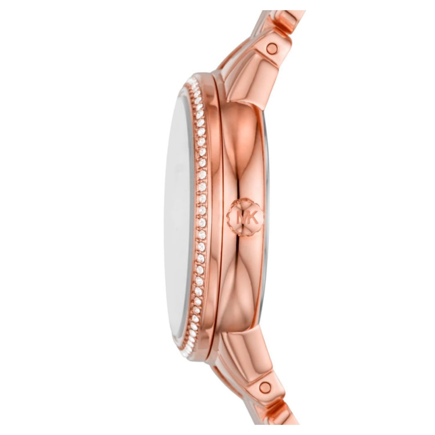 MICKAEL KORS ALLIE BRACELET SET ROSE GOLD - zino