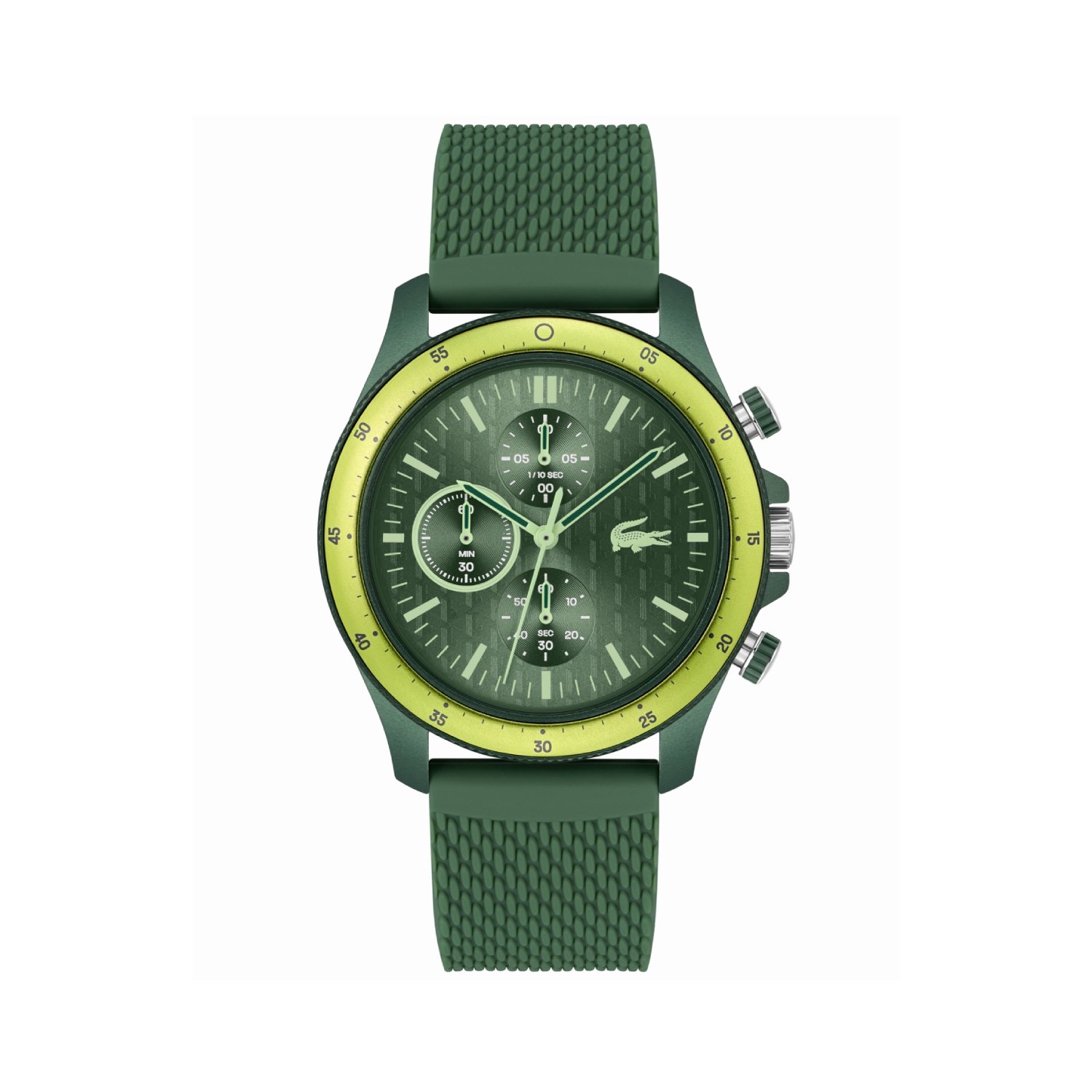 LACOSTE CHRONOGRAPHE NEOHERITAGE SILICONE - zino